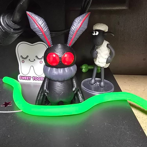 3D Printed Chibi Mothman! - Etsy