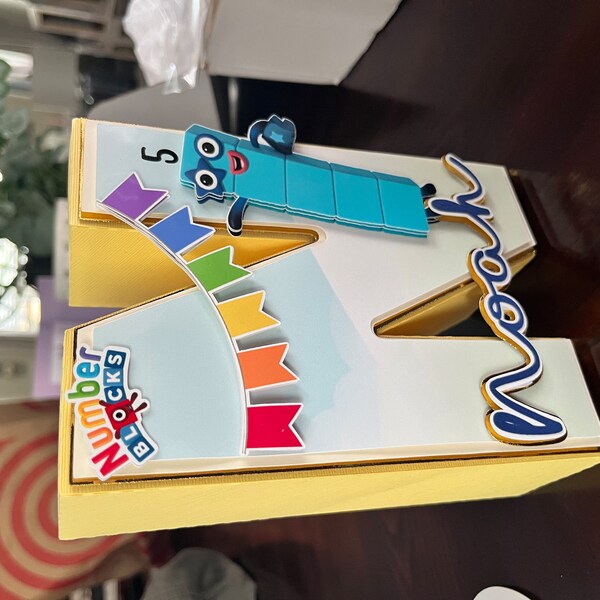 Numberblocks 3D Letters, Numberblocks Birthday Party, Numberblocks ...