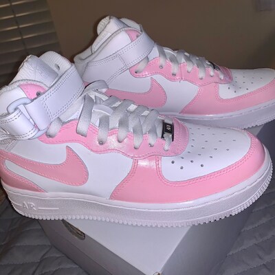 Custom Color Block Mid Air Force Ones - Etsy