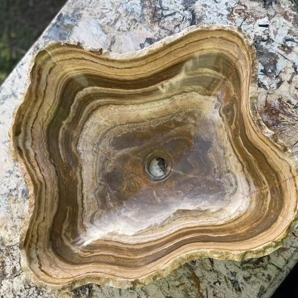 Travertine Sink | Vessel Sink for Bathroom | Stone Sink | Bathroom Sink ...