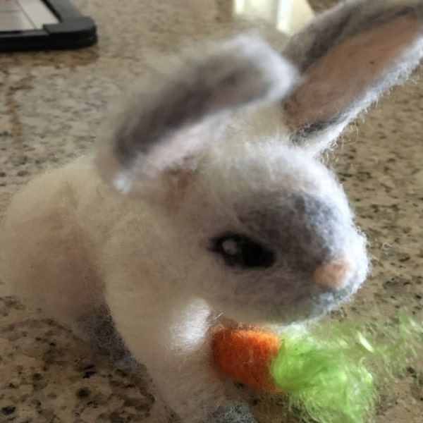 DIY Bunny Needle Felting Tutorial. Felting Tutorials. Needle Felting ...