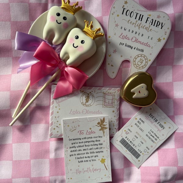 Editable Mini Tooth Fairy Letter | Fairy Letter | Fairy Receipt | Tooth Fairy Certificate ...