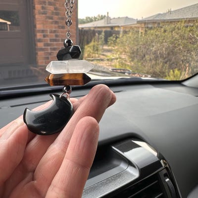 Sea Glass and Seashell Suncatcher for Car - Etsy