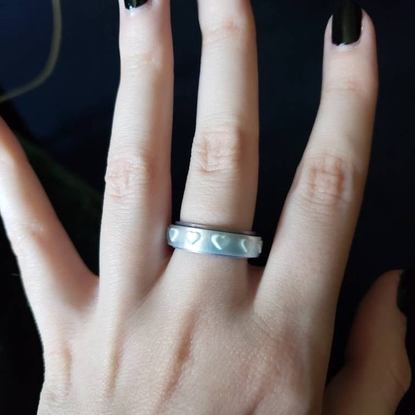 Custom Fidget Ring Spinner Rings Custom Pattern, Color, Stim Ring ...