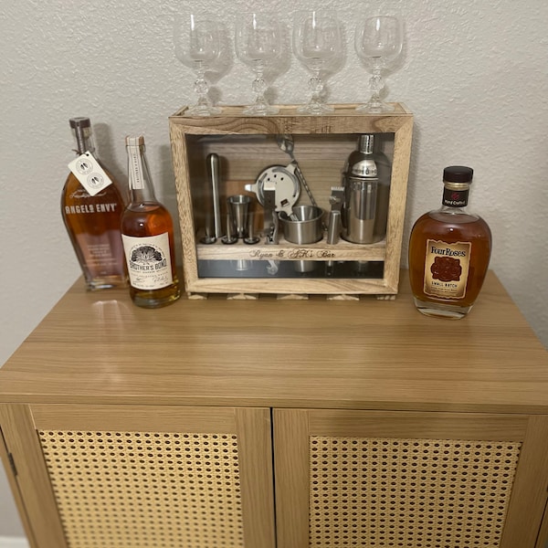 Anniversary Gift for Him – Personalized Bar Gift Set | Engraved Bar Box ...