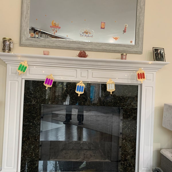 Eid Mubarak Cake Topper, Crescent Moon and Mosque Cake Topper, Ramadan ...