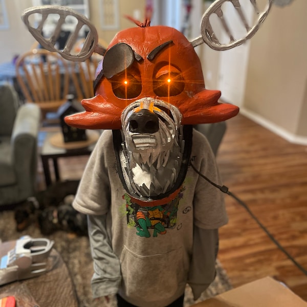 Fox Mascot Head Foam Pattern - Etsy