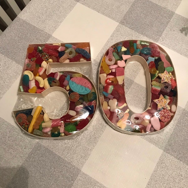 SWEET FILLED NUMBERS! Choose Your Number. Haribo, Birthday Sweets, Pick ...