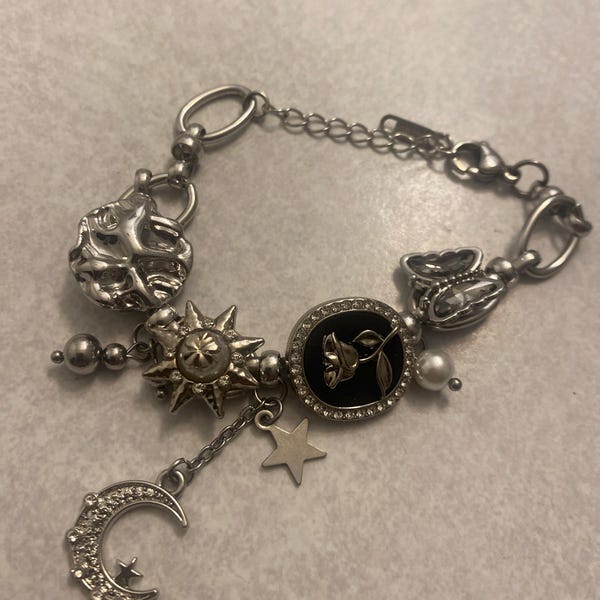 Y2K Silver Star Pendant Necklace,y2k Fashion,cool Star ...