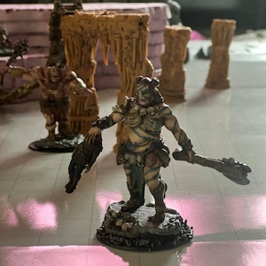 Halfling Female Druid Riding Wolf Miniature MZ4250 D&D 5e - Etsy
