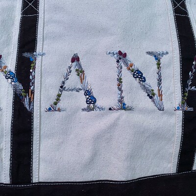Machine Embroidery UPPERCASE ALPHABET 4x4 Hoop Heirloom Forest Letters ...