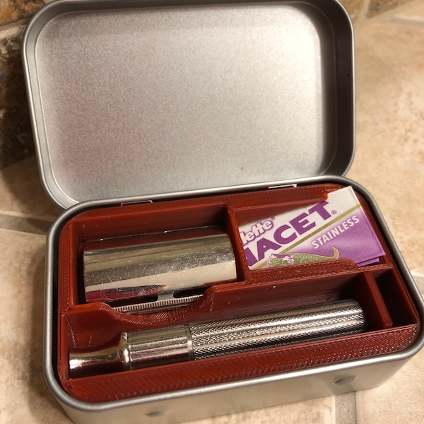 Travel Razor Tins - Altoids Size - Etsy