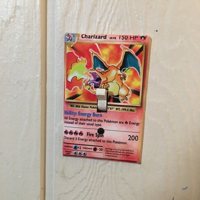 Pokemon Light Switch Cover Plate Charizard - Etsy