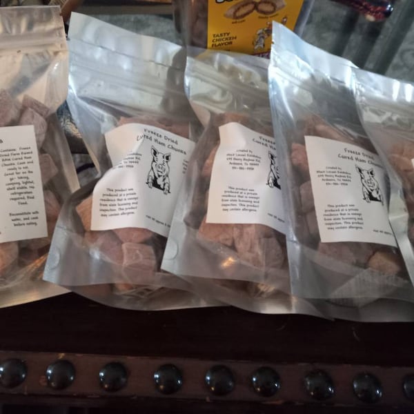 Freeze-dried, Farm-raised Ham Chunks, Farm-to-fork Flavor in Every Bite ...