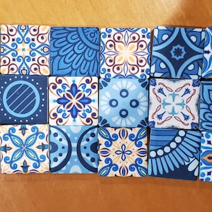 Vintage Moroccan Mixed Mosaic Tiles Ceramic Mosaic Tiles - Etsy