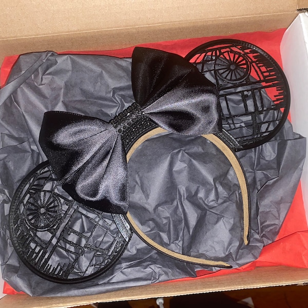 Death Star Star Wars Disney Ears - Etsy