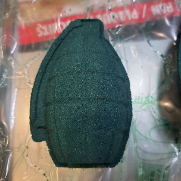 3D Grenade Bath Bomb Mold Press 3" 4" 5.5" Three Piece Mould Danger ...