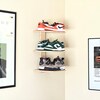 Floating Sneakers Shoes Display, Wooden Shelves, Birch Plywood Sneaker ...