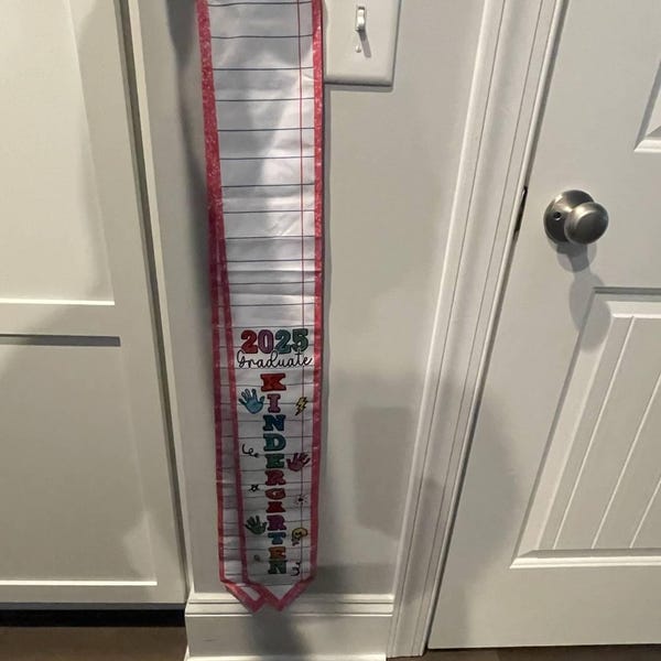 Personalized Teacher Graduation Stole, Custom Graduation Stole Class of ...