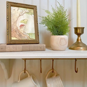 Rainy Day Bunny mini Art Print 5x7 Bookmark and Sticker - Etsy