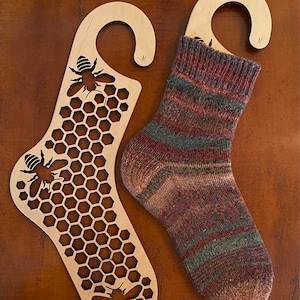 Sock Blockers Pair Wooden Knitting Accessories Hand Knit | Etsy