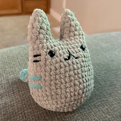 Crochet Cat With Heart Pattern Amigurumi Animal PDF - Etsy