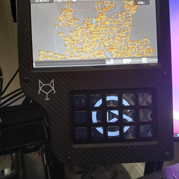 Sim Racing Dashboard | 6.8" Vocore Touch Screen | Simhub Compatible ...