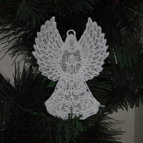 Fsl-angel-4x4-ch-cr-nls (1 Machine Embroidery Design) - Etsy