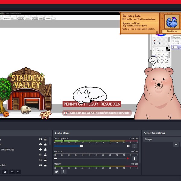 Pngtuber Cat Gamer Vtuber Model for Twitch | 10x Black Png Tuber ...