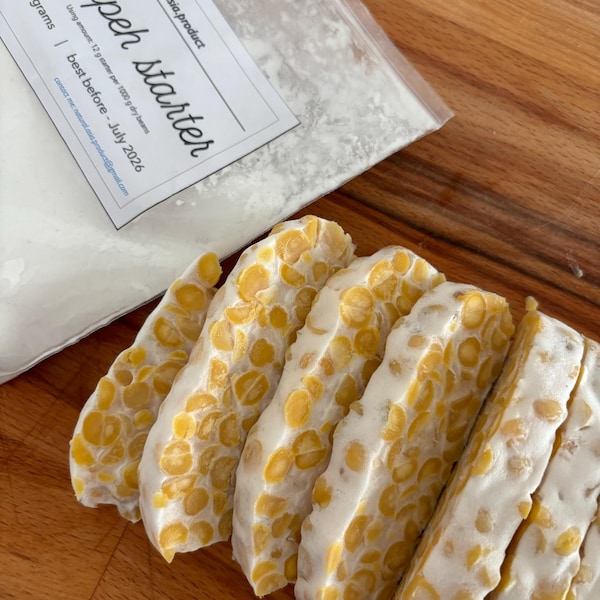 Soy-free Organic Tempeh Starter Culture - 100g, Rhizopus Oligosporus ...