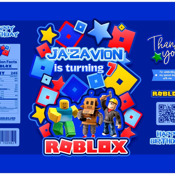 Instant Download • Roblox Party Pack: Chip Bag, Rice Krispies, Caprisun ...