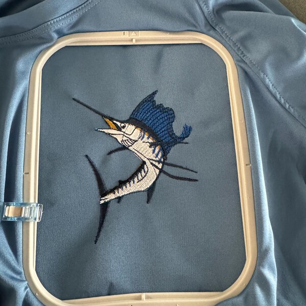 Marlin Fish Embroidery Design - Etsy
