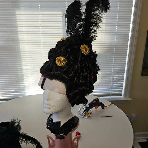 Bespoke Styled Men's Rococo Wig - Traditional Men's Baroque Ponytail ...