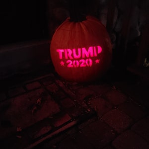 Donald Trump Pumpkin Carving Patterns for Halloween // Trump 2024 Jack ...