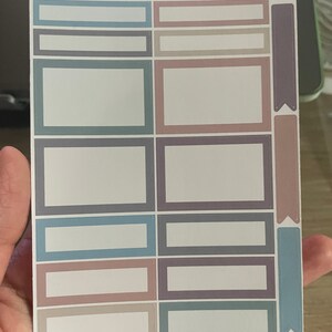 Custom Script Sticker Sheet Planner Stickers Choose Your | Etsy