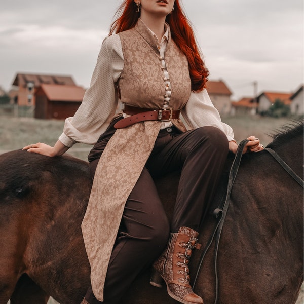 Tabard Sewing Pattern, Female Medieval Surcoat, XXS - XXL, Sideless ...