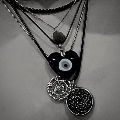 Clear Green Evil Eye Pendant/evil Eye Protection/green Nazar Necklace ...