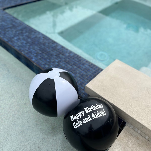 Custom Beach Balls, Personalized Birthday, Sports Teams & Vacation ...