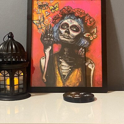 Frida Kahlo Art Print, Frida Wall Decor, Frida Illustration, Chicana ...