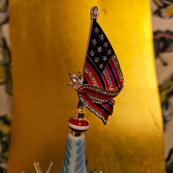 Rhinestone Poinsettia Topper for Ceramic Trees - Etsy