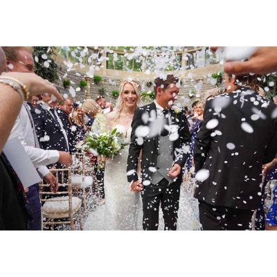 Crisp White Biodegradable Confetti Party Confetti Perfect for Classic ...