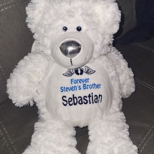 Personalized Baby Gift, Benjamin Bear, Stuffed Animal Keepsake With ...
