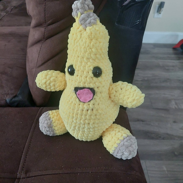 Cute Banana Peely Plush Crochet Pattern PDF - Etsy