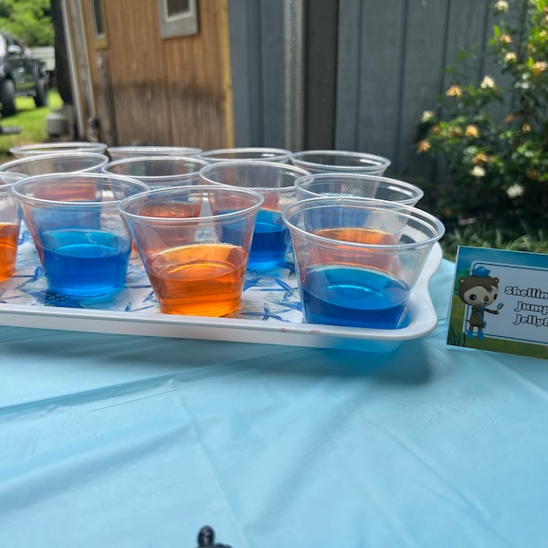 Instant Download - Digital Nemo Food Labels, Undersea Food Tent ...