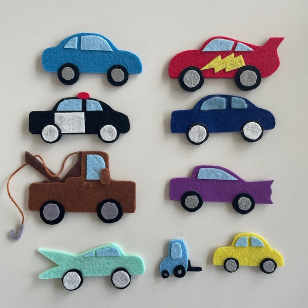 No-sew Car Figurines, Felt Cars, Car Toys - Etsy