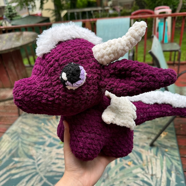 Darla the Baby Dragon OFFICIAL Pattern - Etsy