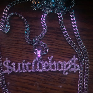 Suicideboys GREY59 Necklace Polished Stainless Steel Pendant Stainless ...