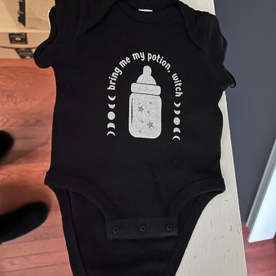 Goth Bodysuit Goth Baby Clothes Witchy Baby Baby Ghoul Punk Baby Gift ...