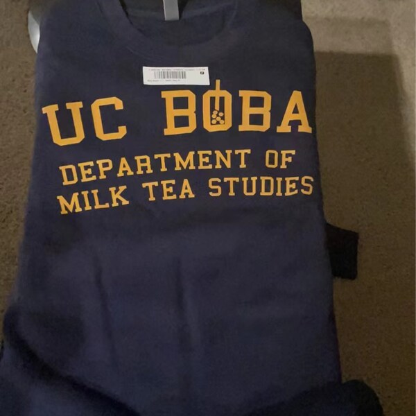 Unisex UC Boba Sweater Bubble Tea, Boba Tea Shop, Foodie Shirt, Boba ...