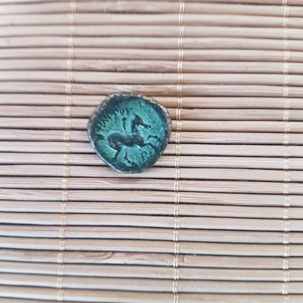 Vespasian AD 70 Ancient Roman Silver Denarius Rare Goddess Pax Seated W ...